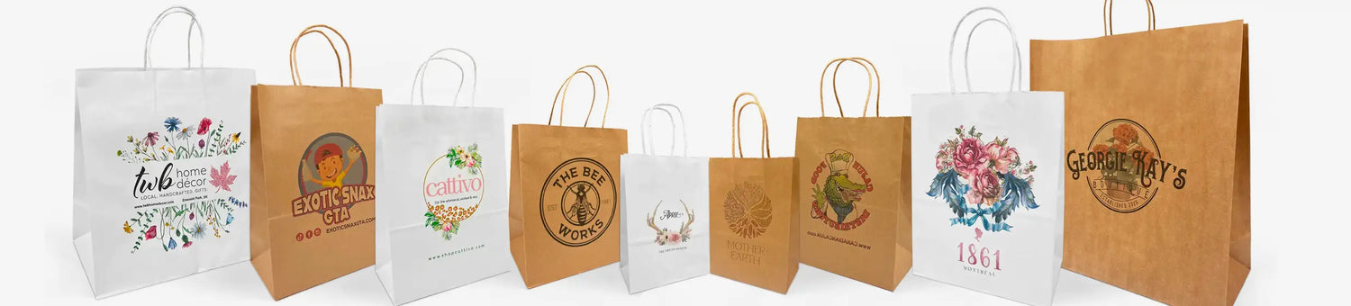 Custom Print Paper Bags Printed in Canada and other Packaging Products ...